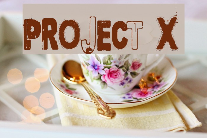 Project X Font - FFonts.net