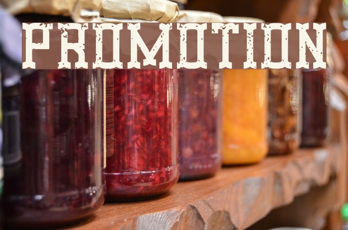 Promotion Font - FFonts.net