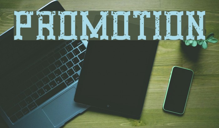 Promotion Font - FFonts.net