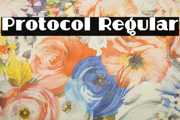 Protocol Regular Font - FFonts.net
