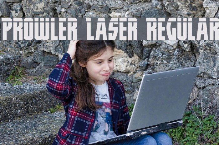 Prowler Laser Regular Font - FFonts.net