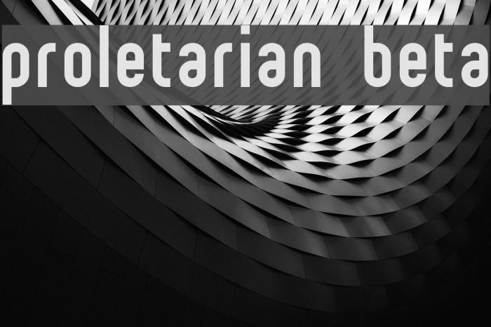proletarian [beta] Font - FFonts.net