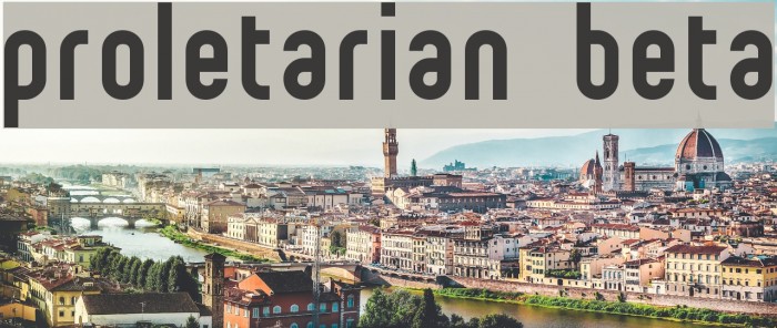proletarian [beta] Font - FFonts.net