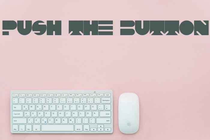 PUSH THE BUTTON Font - FFonts.net