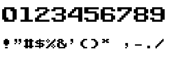 Public Pixel Font - FFonts.net