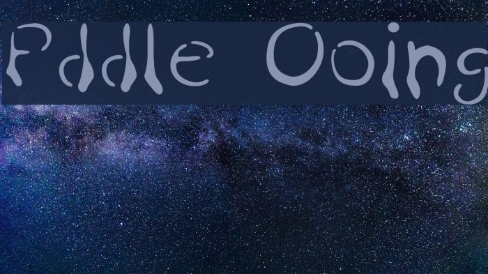 Puddle Oozing Font - FFonts.net