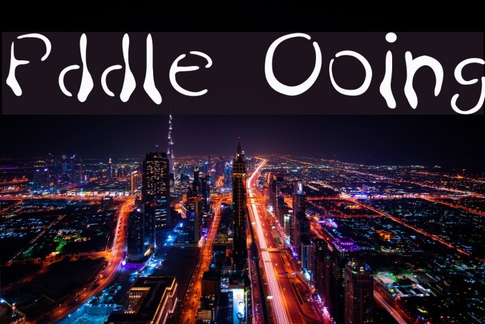 Puddle Oozing Font - FFonts.net