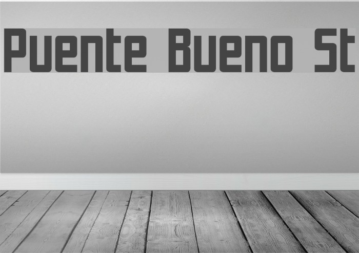 Puente Bueno St Font - FFonts.net