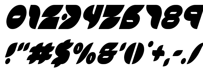 Puff Angel Condensed Italic Font - FFonts.net