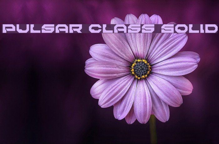 Pulsar Class Solid Font - FFonts.net