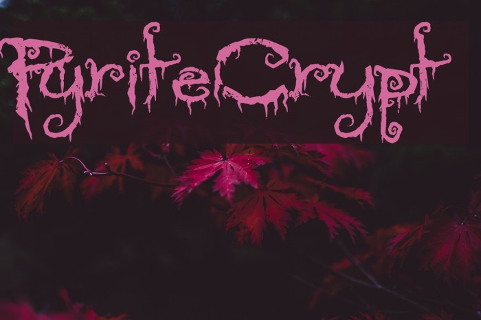 PyriteCrypt Font - FFonts.net