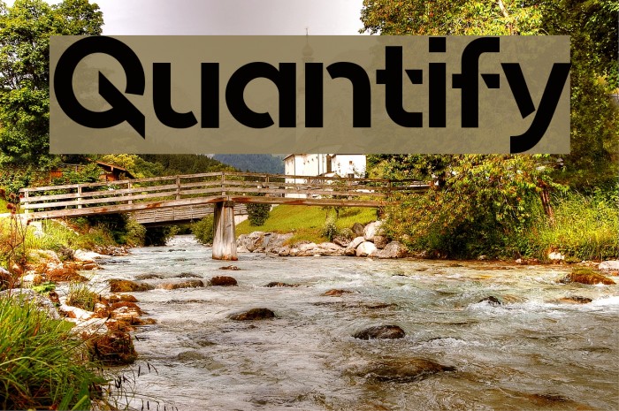 Quantify Font - FFonts.net