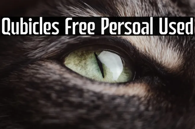 Qubicles Free Persoal Used Font | Free Download (TTF/OTF)