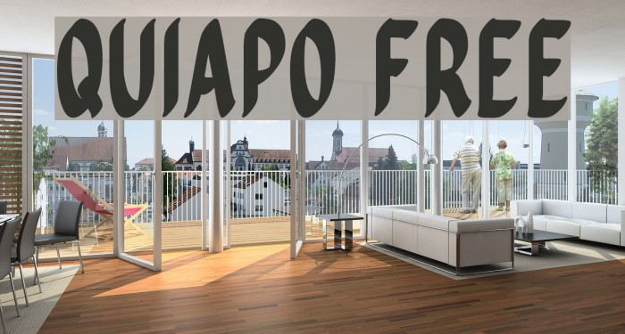 Quiapo Free Font - FFonts.net