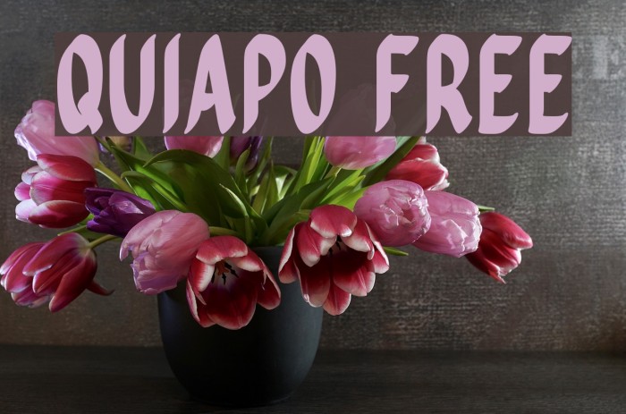 Quiapo Free Font - FFonts.net
