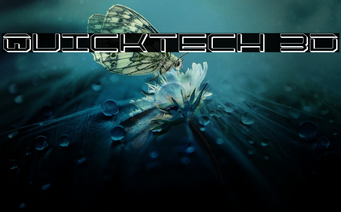QuickTech 3D Font - FFonts.net
