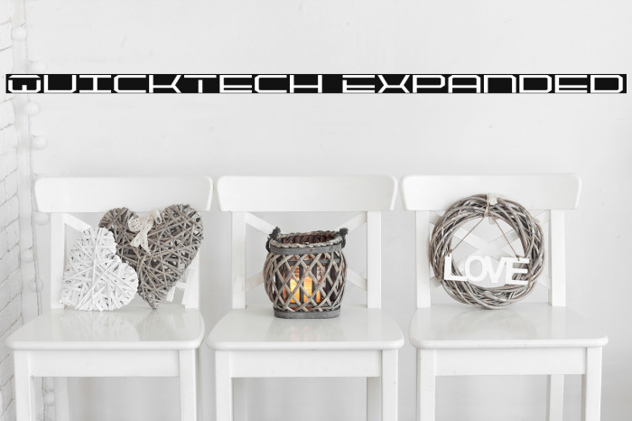 QuickTech Expanded Font - FFonts.net