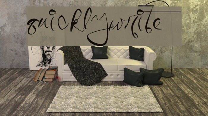 QuicklyWrite Font - FFonts.net