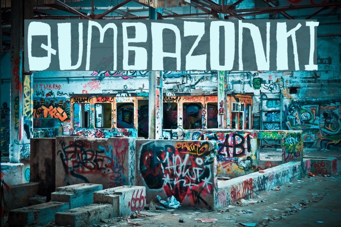Qumbazonki Font - FFonts.net