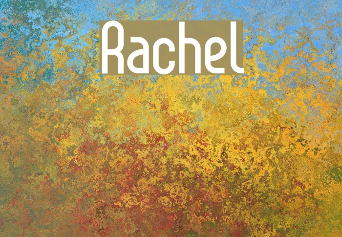 Rachel Font - FFonts.net