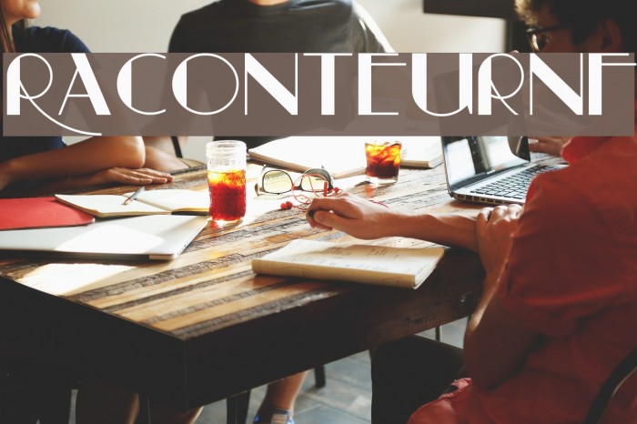 RaconteurNF Font - FFonts.net