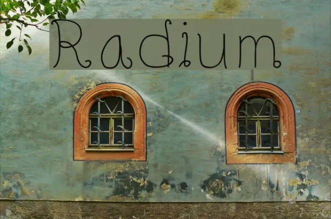 Radium Font | Free Download (TTF/OTF) | FFonts.net