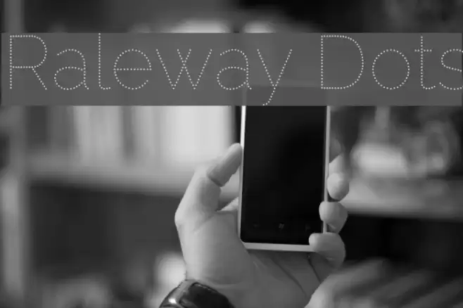Raleway Dots Fonte - FFonts.net