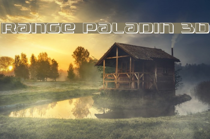Range Paladin 3D Font - FFonts.net
