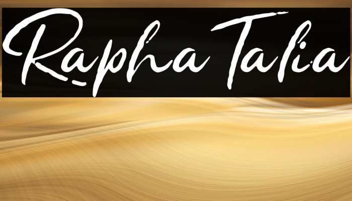 Rapha Talia Font - FFonts.net
