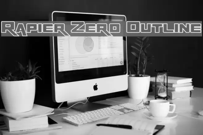 Rapier Zero Outline Font - Free Download (TTF/OTF) | FFonts.