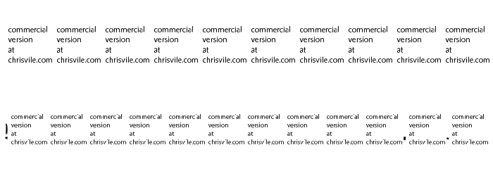 Rasterized Regular Font - FFonts.net
