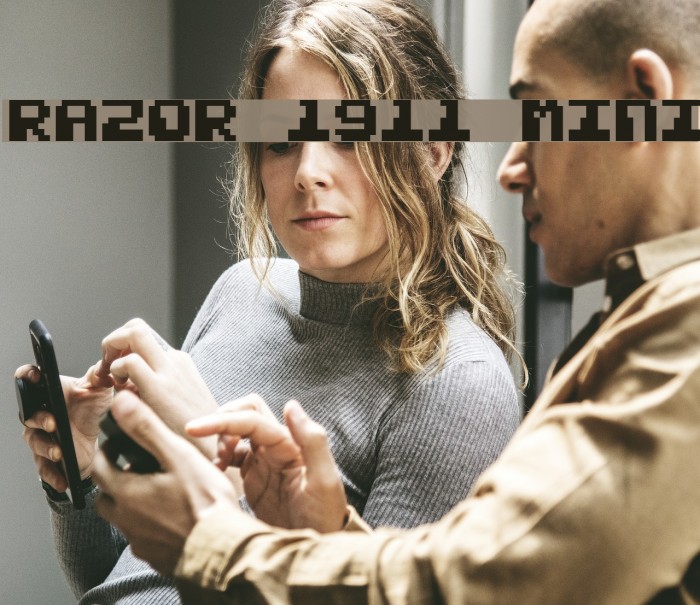 Razor 1911 Mini Font - FFonts.net