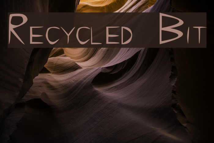 Recycled Bit Font - FFonts.net