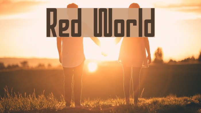 Red World Font - FFonts.net