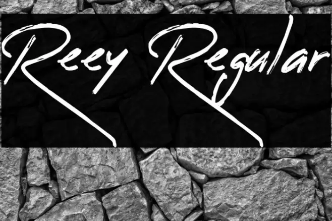 Reey Regular Font - Free Download (TTF/OTF) | FFonts.net