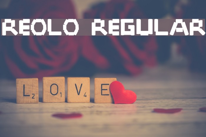 Reolo Regular Font - FFonts.net
