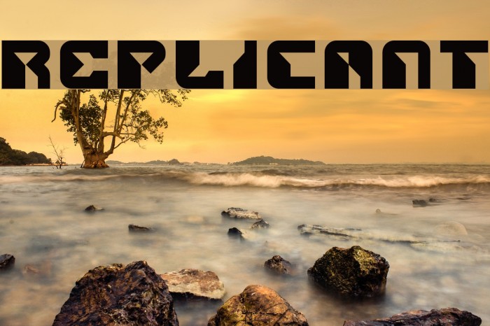 Replicant Font - FFonts.net