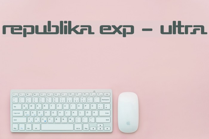 Republika Exp - Ultra Font - FFonts.net