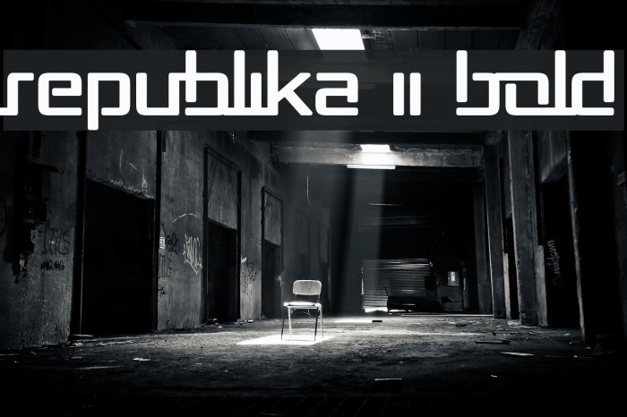 Republika II Bold Font - FFonts.net