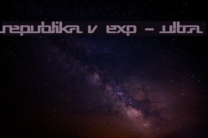 Republika V Exp - Ultra Font - FFonts.net