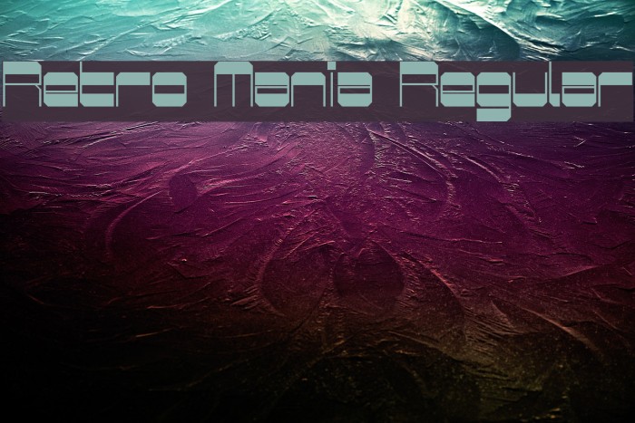 Retro Mania Regular Font - FFonts.net