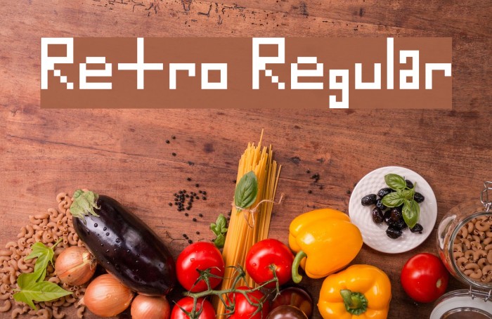 Retro Regular Font - FFonts.net