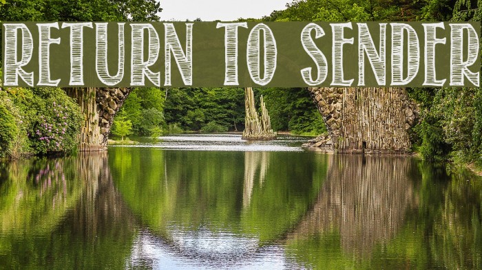 Return To Sender Font - FFonts.net