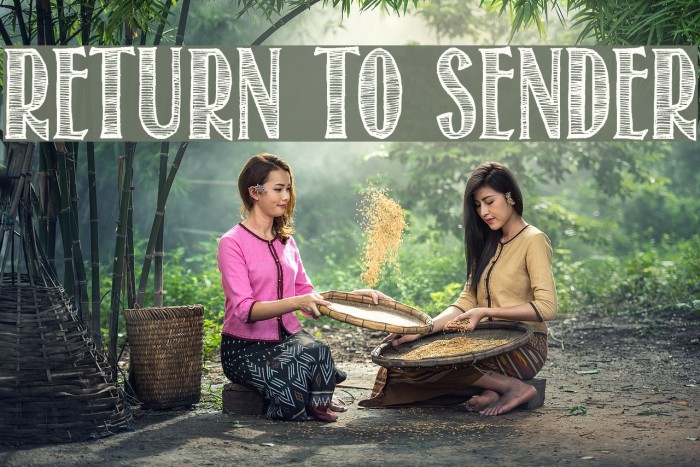 Return To Sender Font - FFonts.net