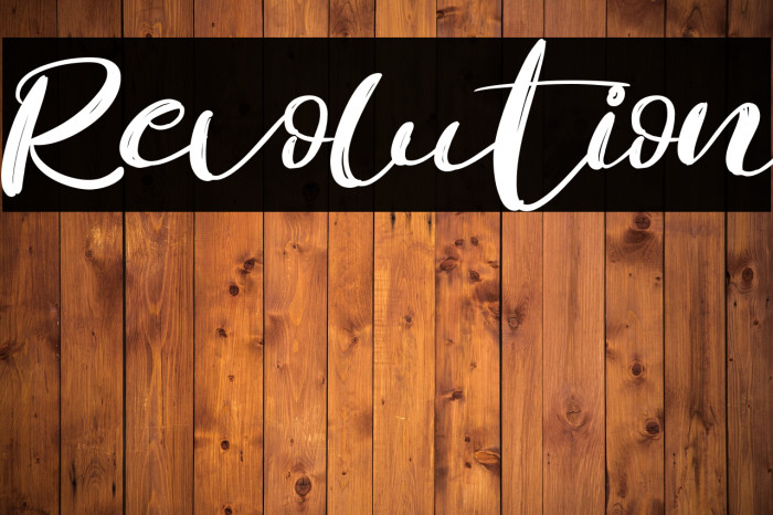 Revolution Font - FFonts.net