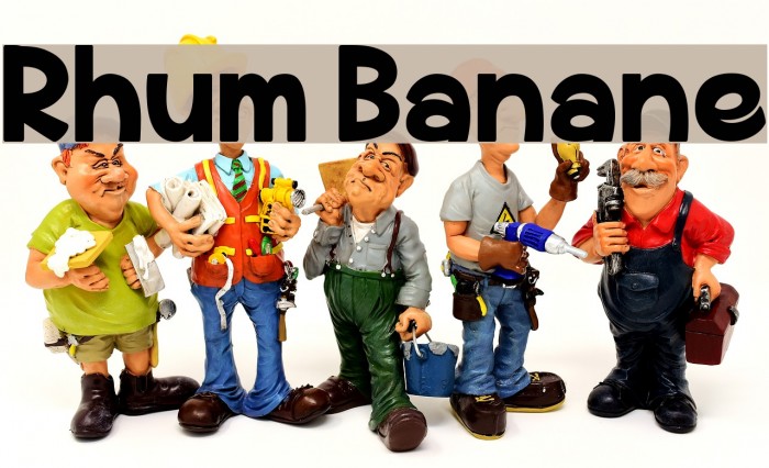 Rhum Banane Font - FFonts.net
