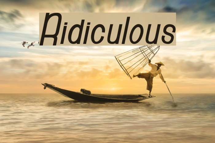 Ridiculous Font - FFonts.net
