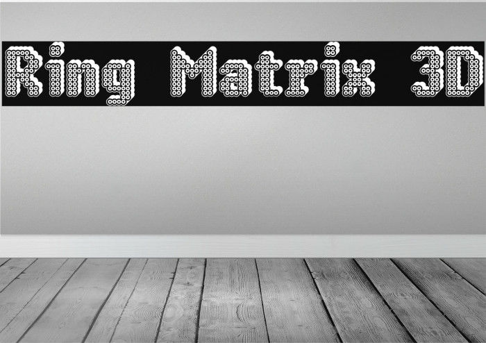 Ring Matrix 3D Font - FFonts.net