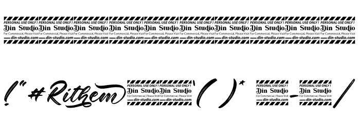 Rithem Personal Use Font - FFonts.net