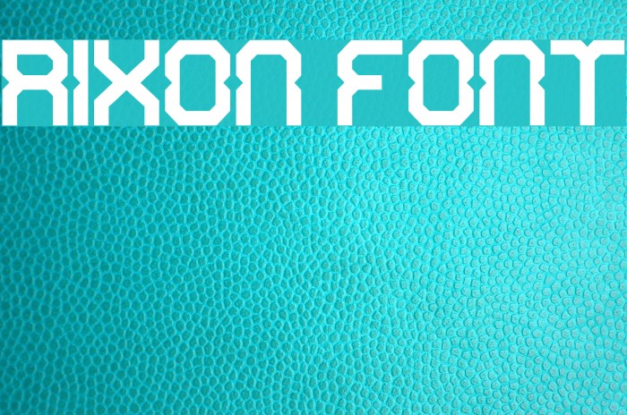 Rixon Font - FFonts.net